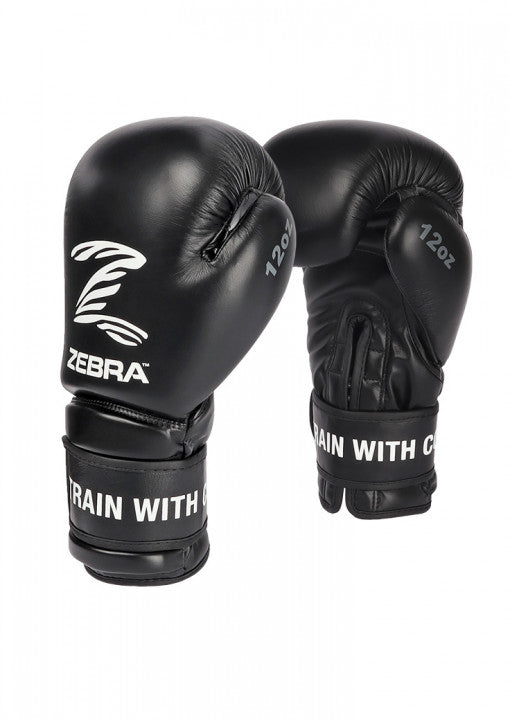 STRONGEST HERO - GUANTE BOXEO ZEBRA PERFORMANCE, CUERO NEGRO - Solo ...