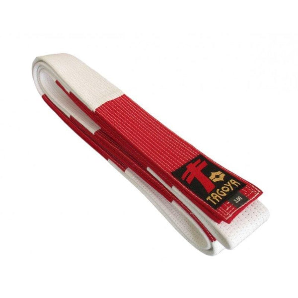 Cinturón de Judo Blanco-Rojo - Solo Artes Marciales